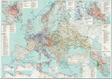 European Theater of Operations – 1939–1945 World War II Strategic Map