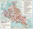 European Theater of Operations – 1939–1945 World War II Strategic Map