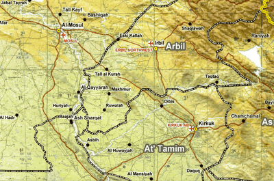 Iraq War Maps 1991 - 2011